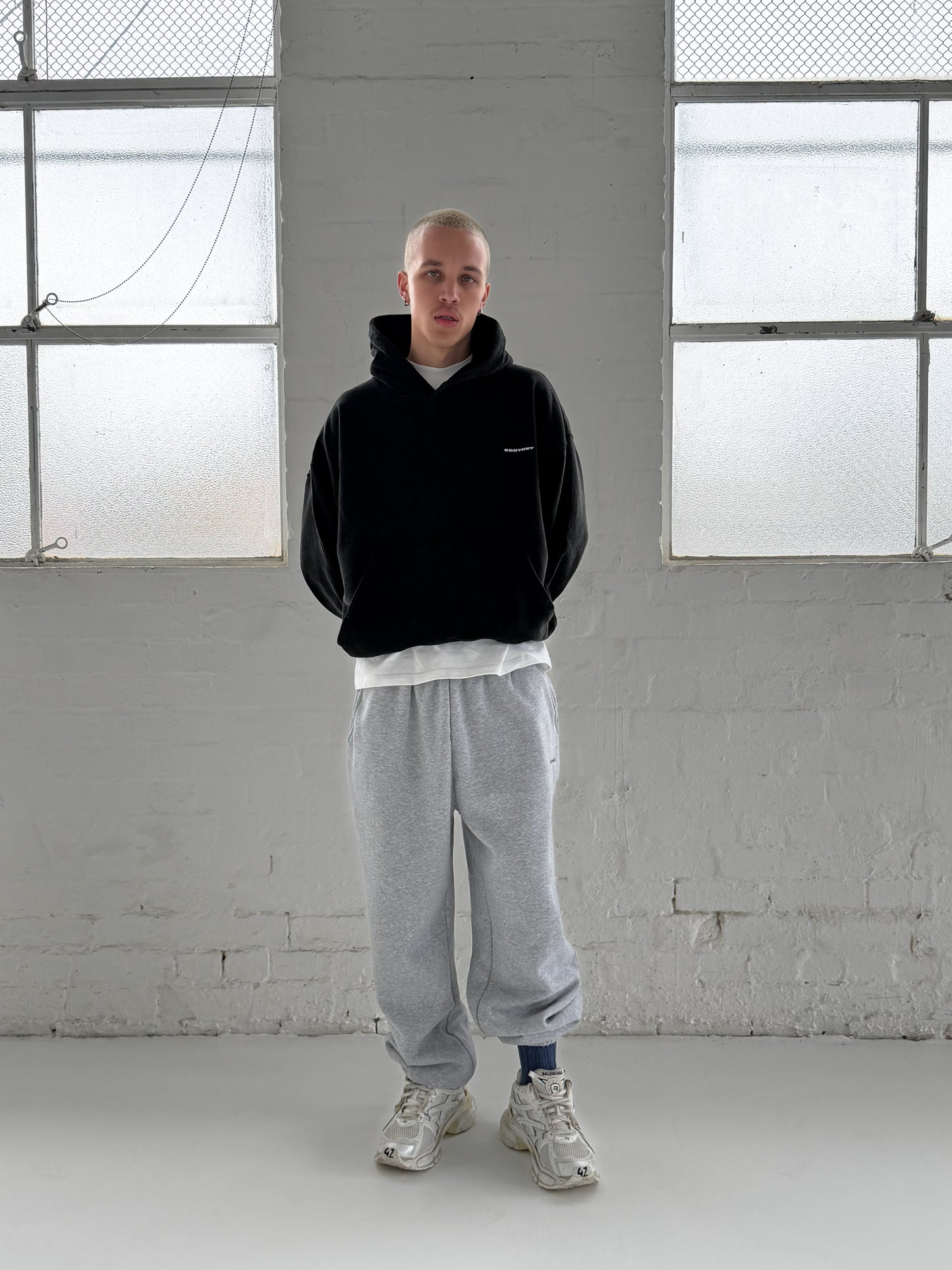 FORM HOODY - Washed Black – SOUTH.ST